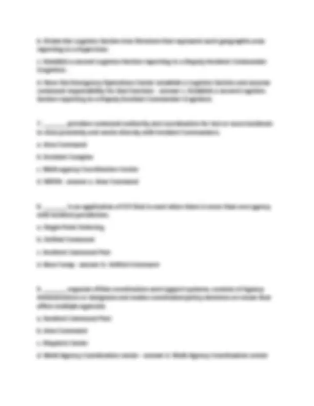 ICS-400 Advanced ICS Command and General Staff—Complex Incidents with ...