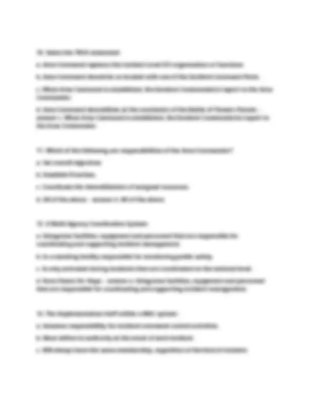 ICS-400 Advanced ICS Command and General Staff—Complex Incidents with ...