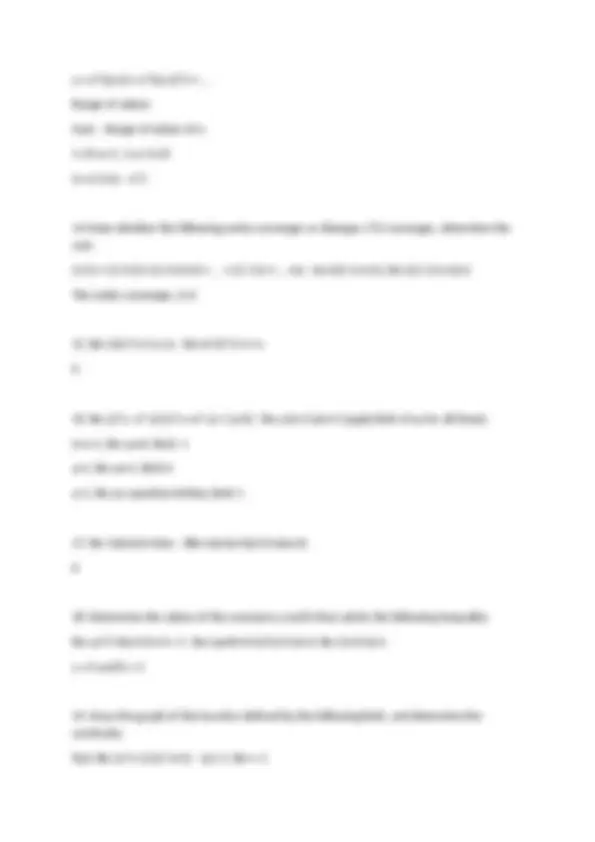 Kumon Level N Test complete solutions | Exams Advanced Education | Docsity