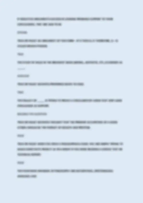 PHILOSOPHY 120 FINAL EXAM 100% DETAILED VERIFIED CORRECT ANSWERS 2025/ ...