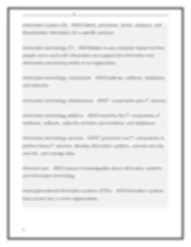 Chapter 1: Introduction to Information Systems 2025. Questions and ...