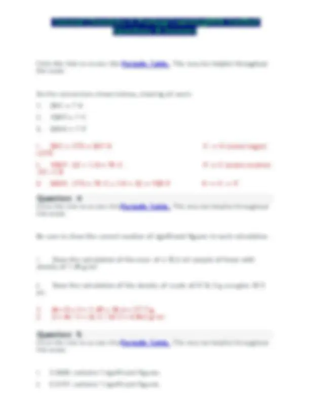 CHEM 103 Module 1, 2, 3, 4, 5, 6, 7 Exam & CHEM 103 Final Exam (2 ...