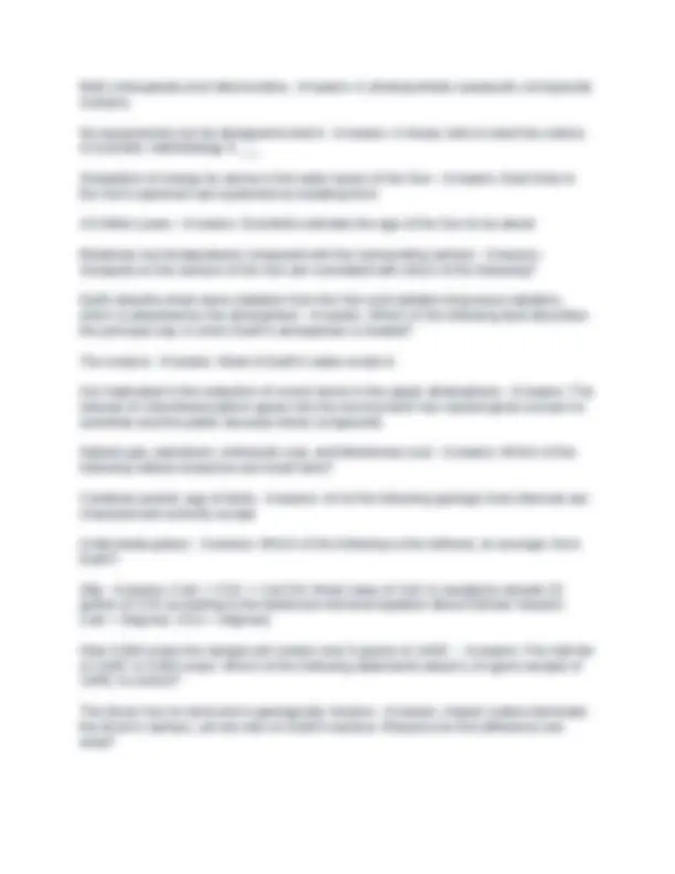 Natural Science CLEP Exam With Questions and Correct Answers | Exams ...