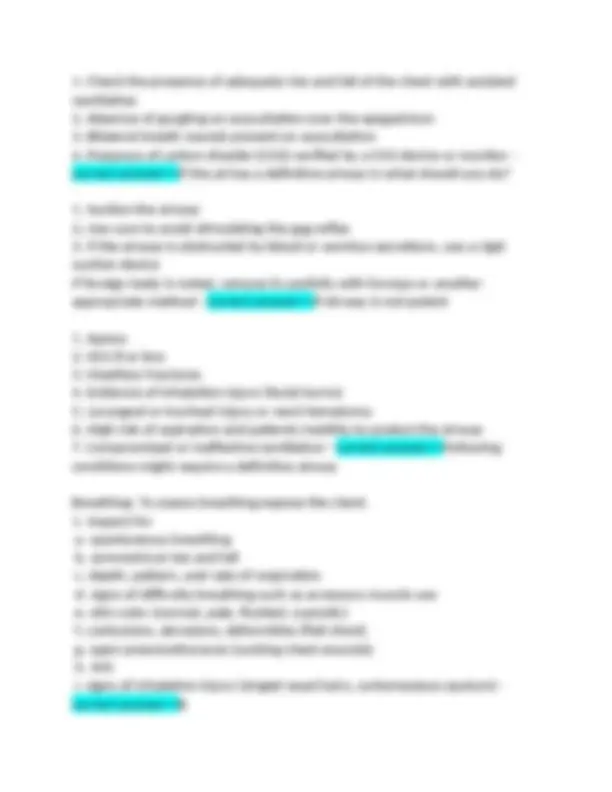 TNCC FINAL PRACTICE EXAM 2025 VERIFIED ANSWERS | Exams Nursing | Docsity