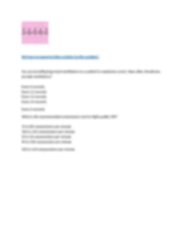 ACLS PRE-COURSE SELF-ASSESSMENT 2025 | Exams Advanced Education | Docsity