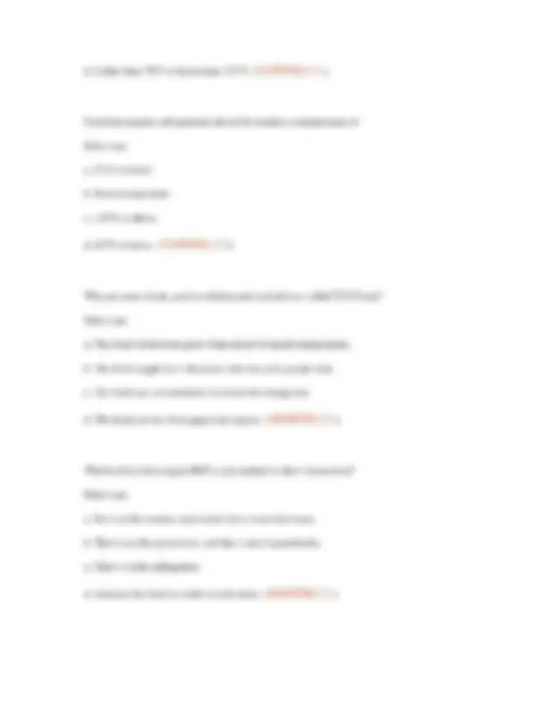 Texas Food Handler Certificate Final Exam with Questions and Answers ...