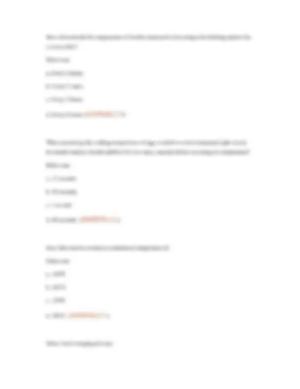 Texas Food Handler Certificate Final Exam with Questions and Answers | Exams Nutrition | Docsity