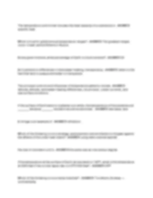 Atmospheric and Oceanic Circulation: Multiple Choice Questions and ...