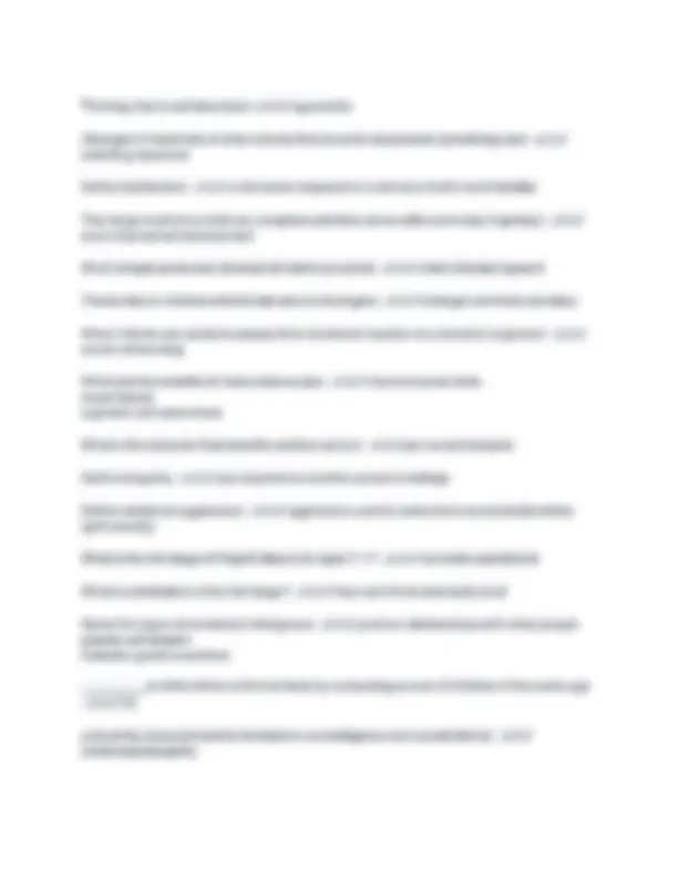Human Growth and Development Final Exam Questions and Answers. | Exams ...
