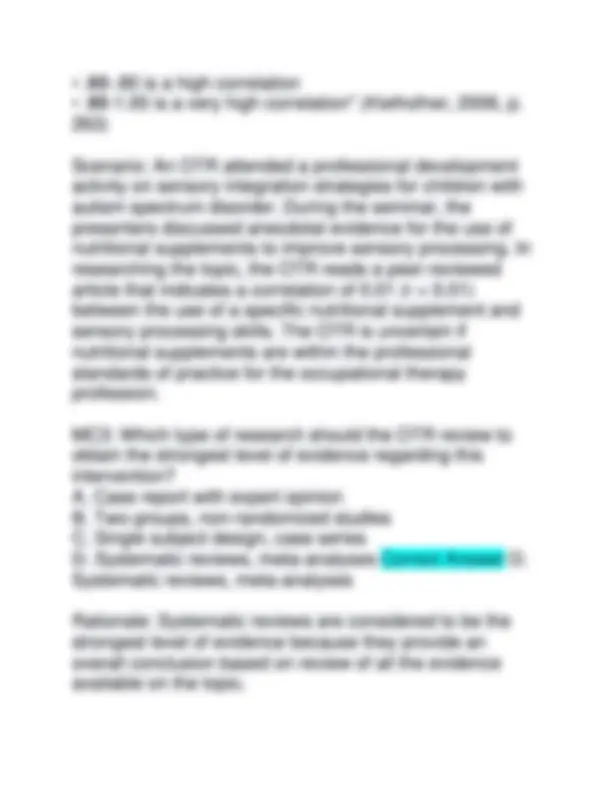 NBCOT-COTA Exam 2025: Practice Questions and Answers with Rationales ...