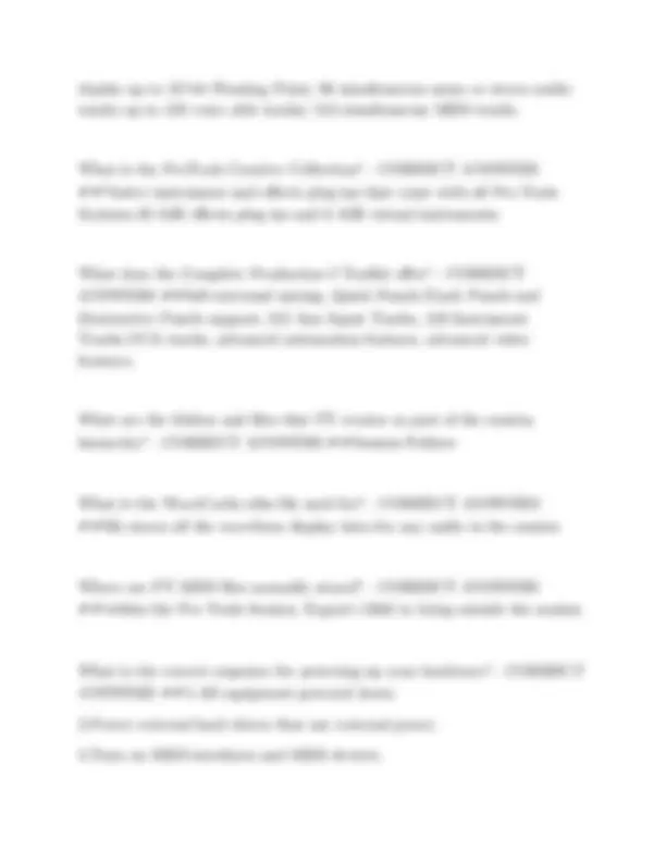 Pro Tools 101 Certification exam questions with answers. | Exams ...