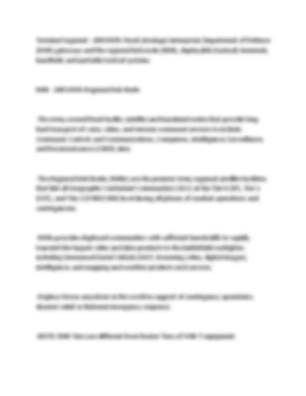 WIN-T Exam: Questions and Answers on Tactical Communications Network ...