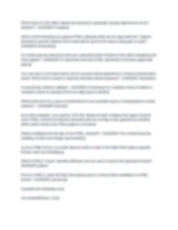 C777 WEB DEVELOPMENT APPLICATIONS PRE-ASSESSMENT QUESTIONS AND ANSWERS 100 | Exams Computer ...