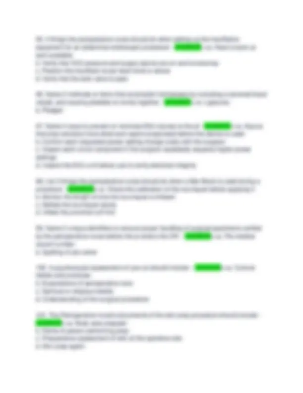 AORN Periop 101 Final Exam Study Guide Exam Question And Correct Answer ...