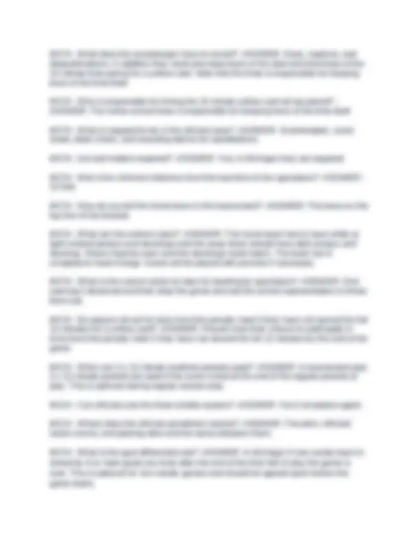 NFHS Soccer Rules Quiz With Complete Solutions | Exams Nursing | Docsity