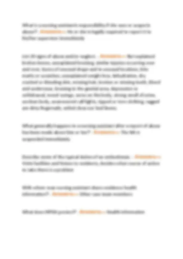 CNA Chapter 2 Review Questions and Verified Answers (2024-2025) | Exams ...