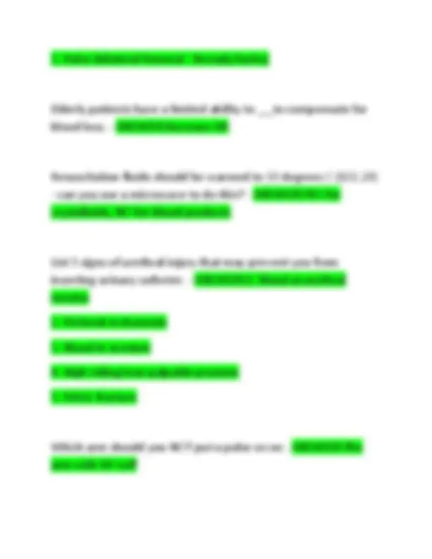 ATLS (CH 1-3 :INITIAL ASSESSMENT/MANAGEMENT ,AIRWAY,SHOCK) WITH CORRECT QUESTIONS | Exams ...