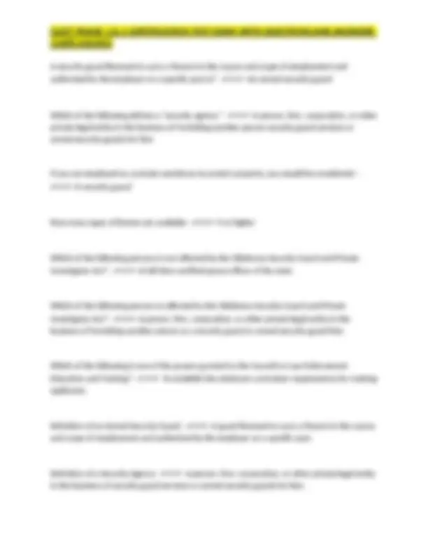 CLEET PHASE 1 & 2 CERTIFICATION TEST EXAM WITH QUESTIONS AND ANSWERS ...