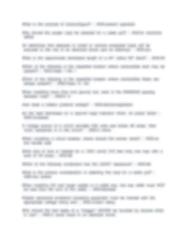 Electrical NCCER test QUESTIONS WITH 100% CORRECT ANSWERS. | Exams ...