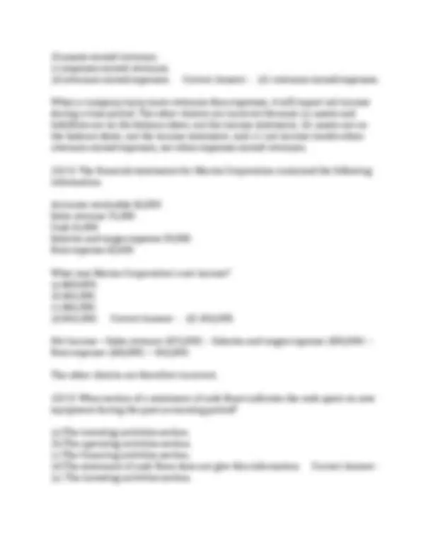 Managerial Accounting WileyPlus Practice 1-3: Questions With Comprehensive Answers | Exams ...