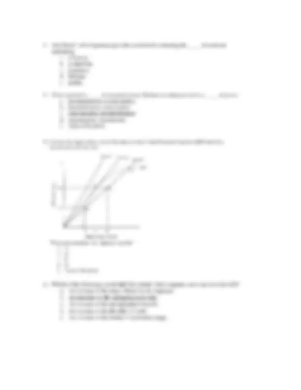 Quiz answers for quiz 2 | Quizzes Economics | Docsity