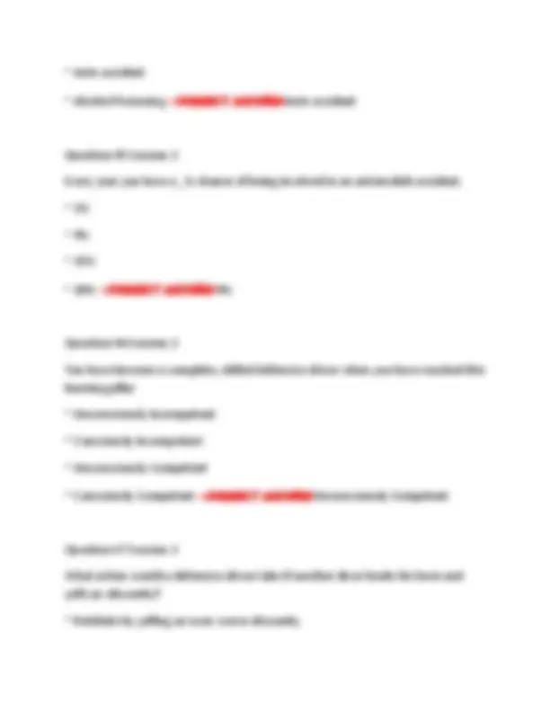 Georgia Defensive Driving Exam Practice Questions and Answers | Exams ...