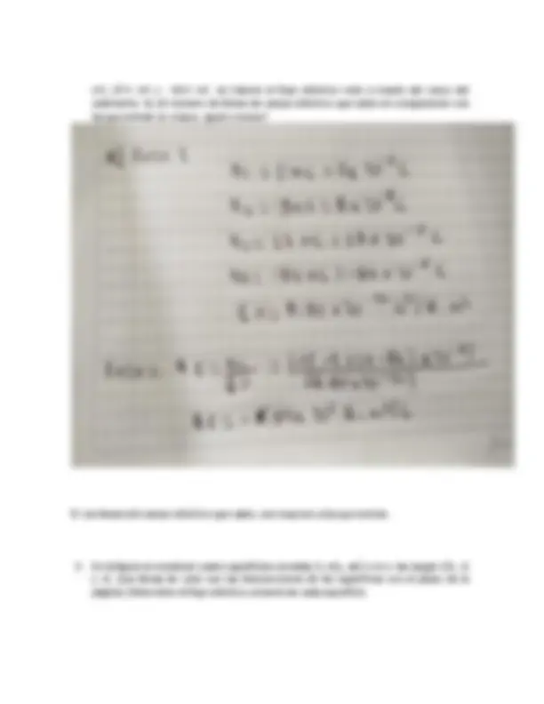 resolucion de ejercicioes | Assignments Electromagnetism and Electromagnetic Fields Theory | Docsity