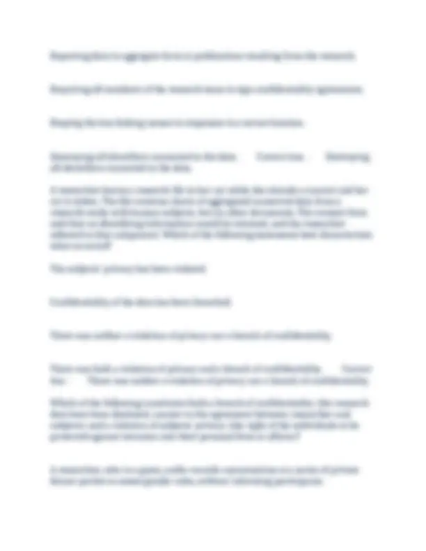 CITI RCR-Basic Training Course [2] Q&A: Research Ethics and Conduct ...