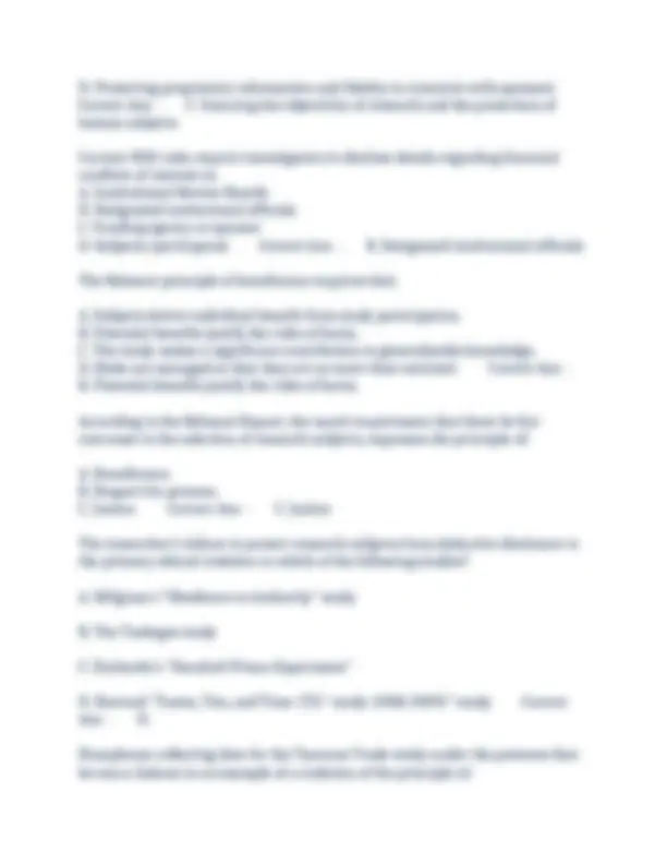 CITI RCR-Basic Training Course [2] Q&A: Research Ethics and Conduct ...