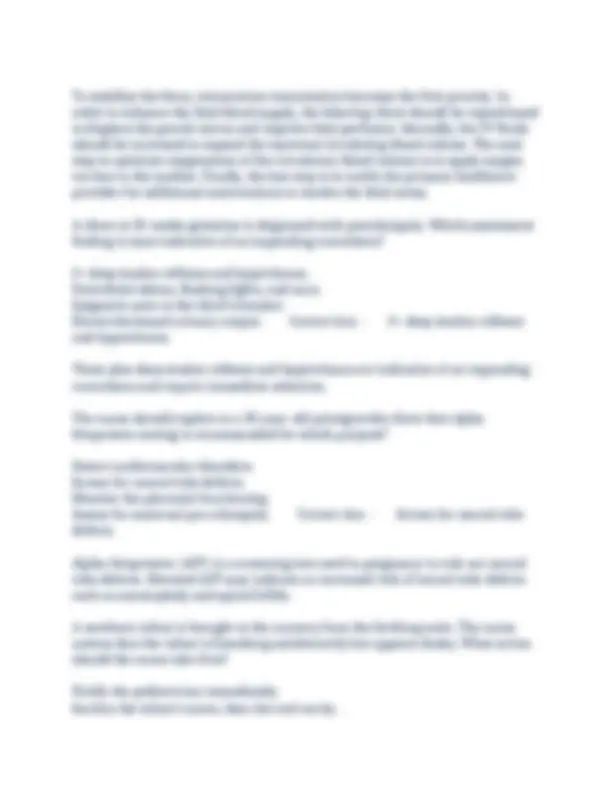 Obstetrics/ Maternity Practice Exam: Questions & Answers | Exams ...