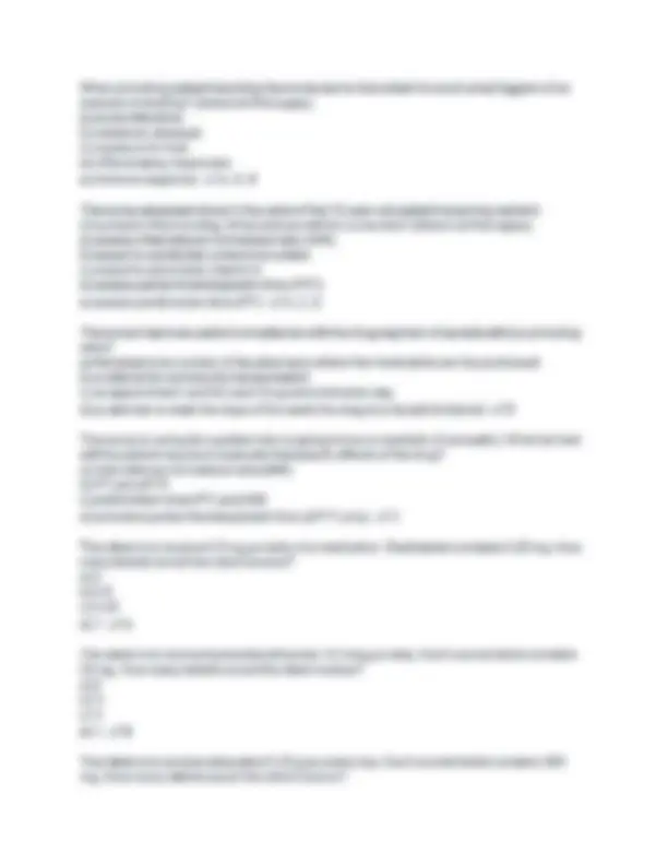 NURS 316 Practice Midterm Exam 112 Questions with Correct Answers. | Exams Nursing | Docsity