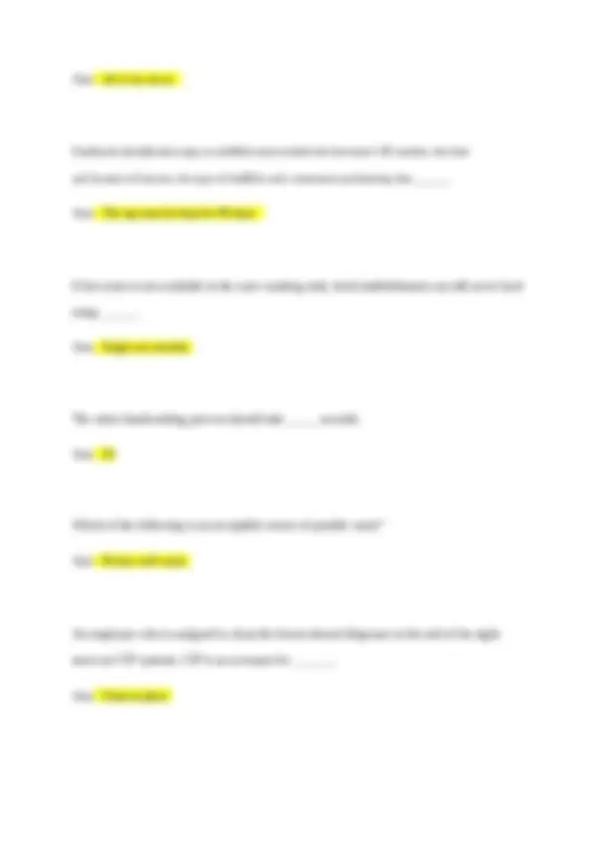 Food Manager Exam (all 100% correct answers) Questions with Complete ...