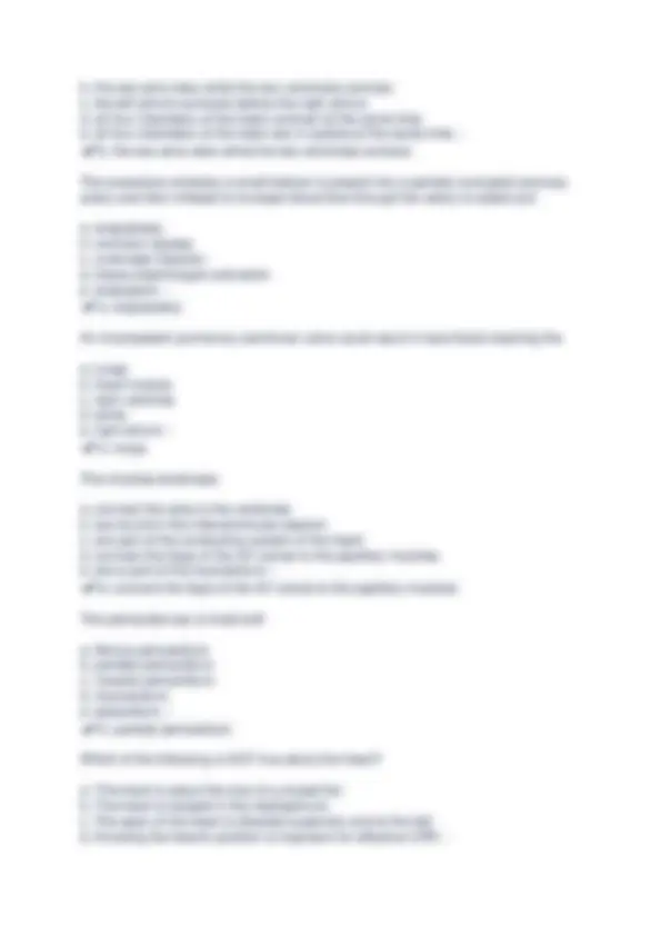 Straighterline A&P II Quiz 2 46 Questions and Answers 2023 (2).pdf ...