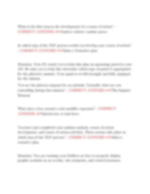 Infantry ALC Tactics Test Study Guide: Questions and Answers | Exams ...