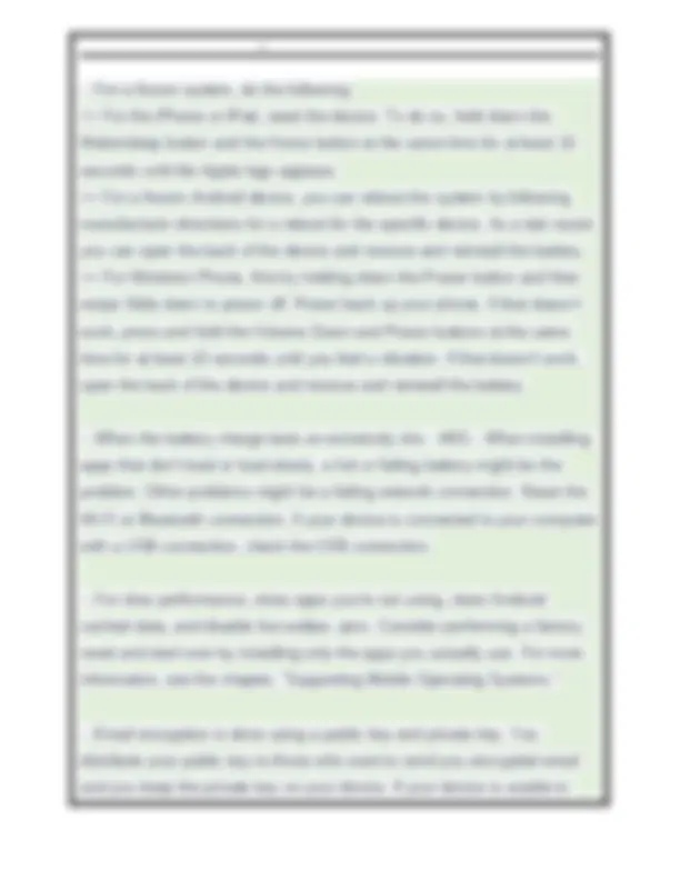 4.5 Given a scenario, troubleshoot and repair common mobile device ...
