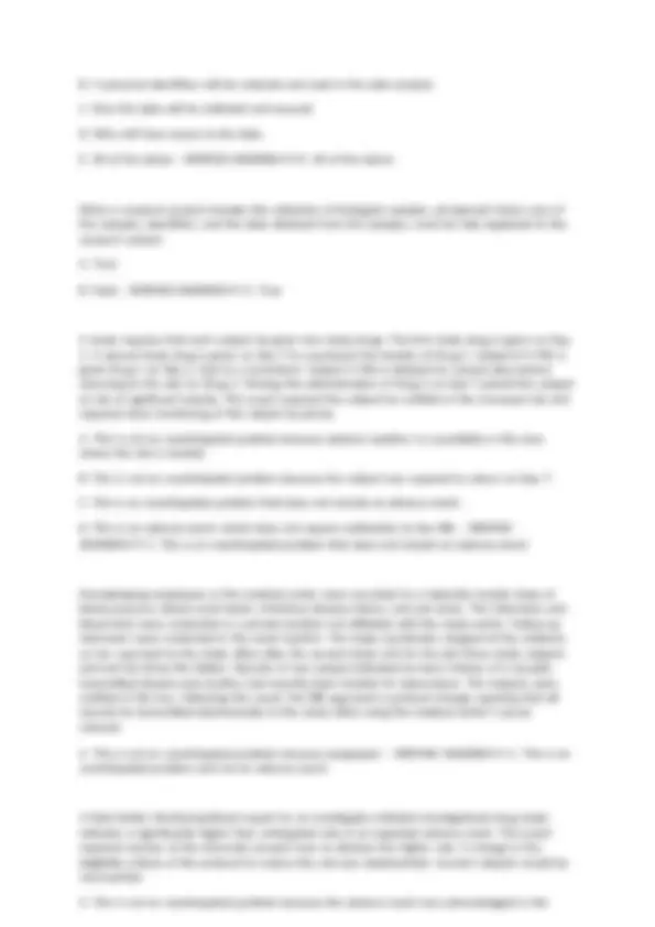 CITI Training, Modules 1-24 (Biomedical Research) Exam questions with ...