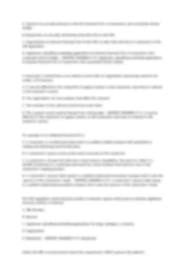 CITI Training, Modules 1-24 (Biomedical Research) Exam questions with ...