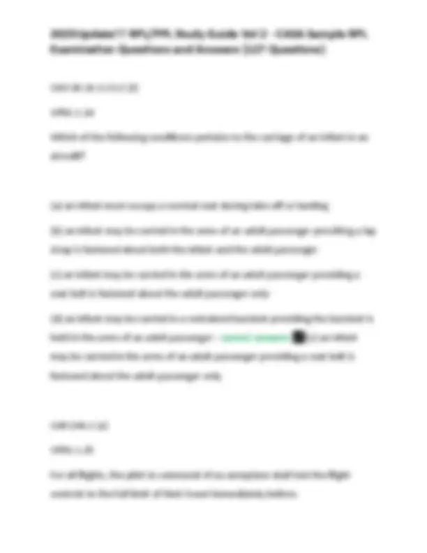 2023Update!!! RPL PPL Study Guide Vol 2 - CASA Sample RPL Examination ...