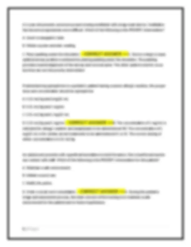 CPEN Practice Questions & Rationales: Latest 2025 Assessment | Exams ...