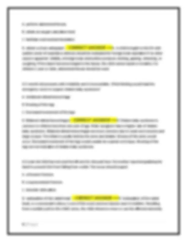 CPEN Practice Questions & Rationales: Latest 2025 Assessment | Exams ...
