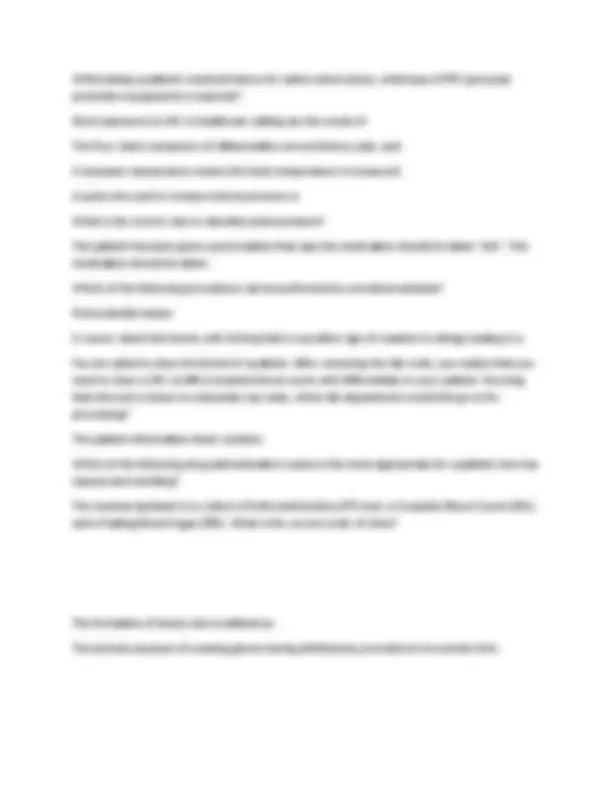 AMCA CLINICAL MEDICAL ASSISTING TEST BEST ANSWERS 2024-2025 WITH 100% ...