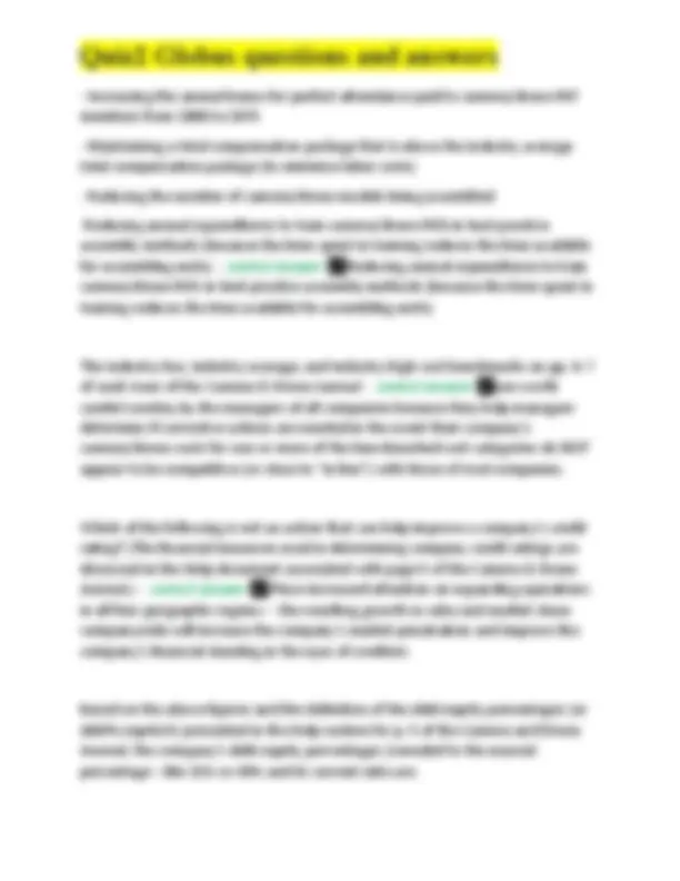 Globus Simulation Quiz 2: Questions and Answers | Exams Nursing | Docsity