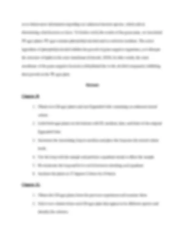 Lab Report 2 Isolation of bacterial species from a mixed culture, simple staining | Lab Reports ...