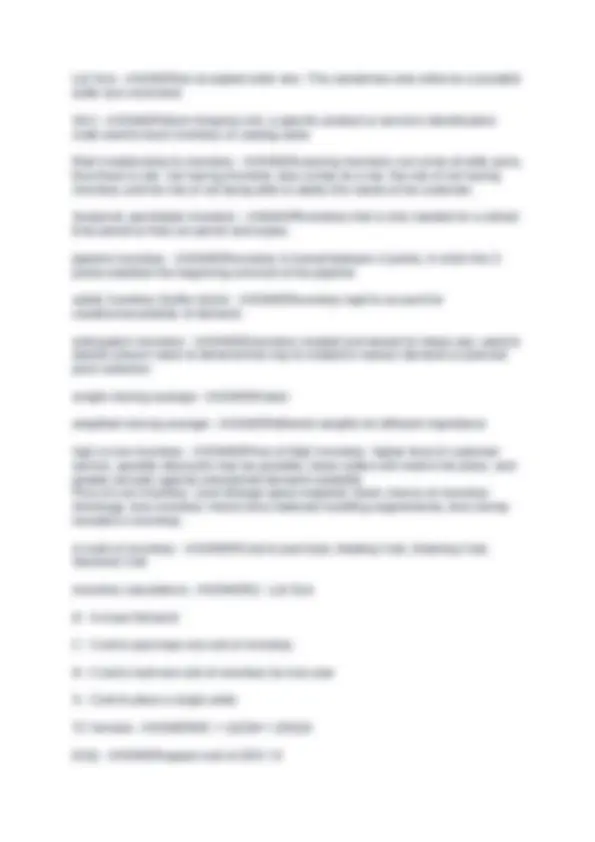 Supply Chain Management: Questions and Answers for SCM 300 Modules 1-4 ...