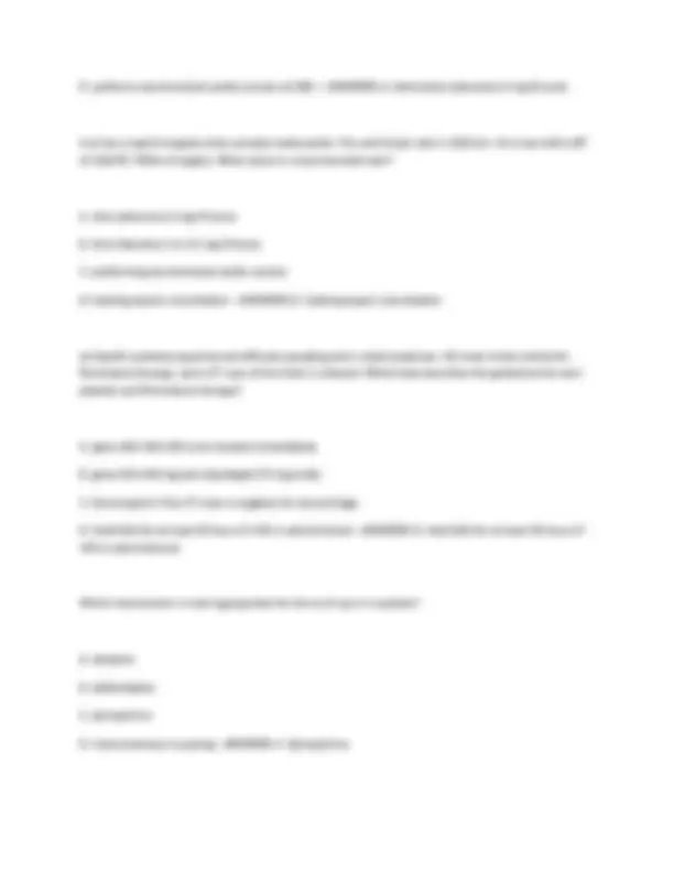 ACLS Recertification Questions and Answers | Exams Medicine | Docsity