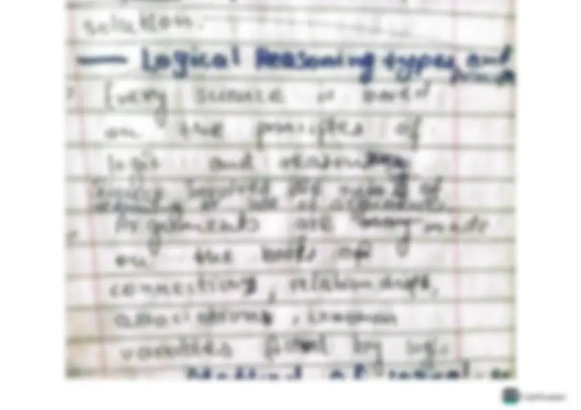learn about legal / logical reasoning in politics | Lecture notes Civil ...