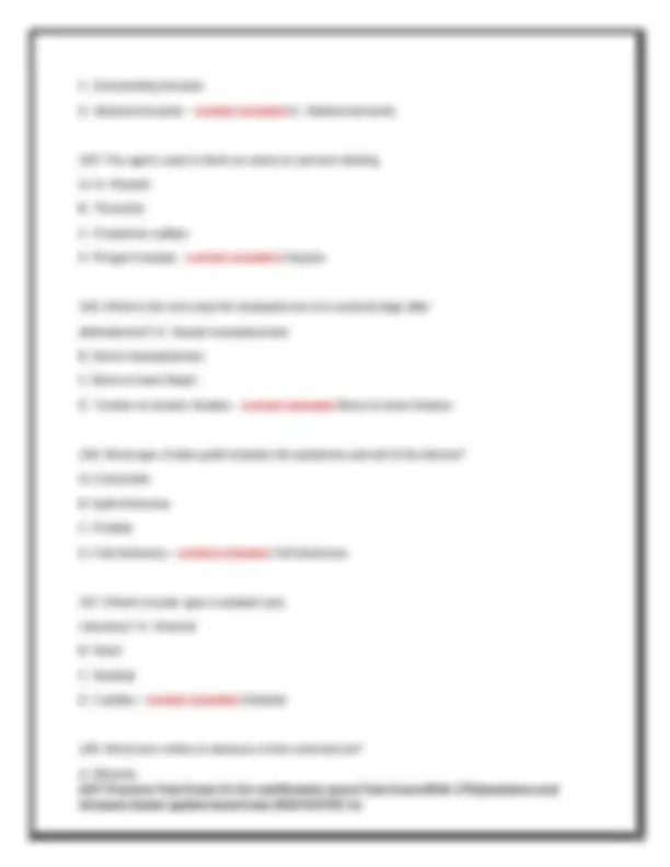 Ast Certification Exam Practice Questions And Answers 2024 Exams Nursing Docsity