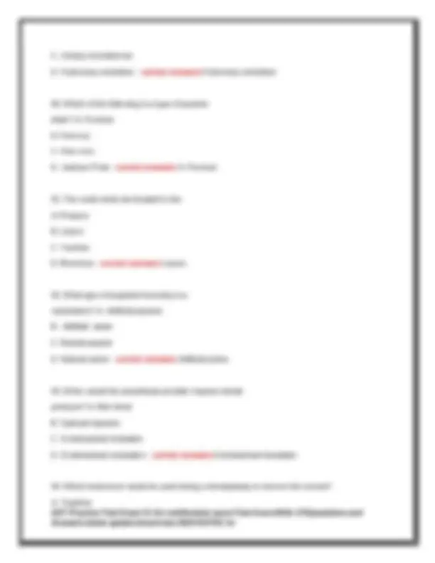 Ast Certification Exam Practice Questions And Answers 2024 Exams Nursing Docsity