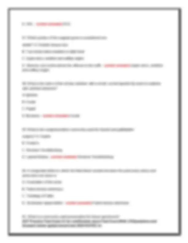 Ast Certification Exam Practice Questions And Answers 2024 Exams Nursing Docsity