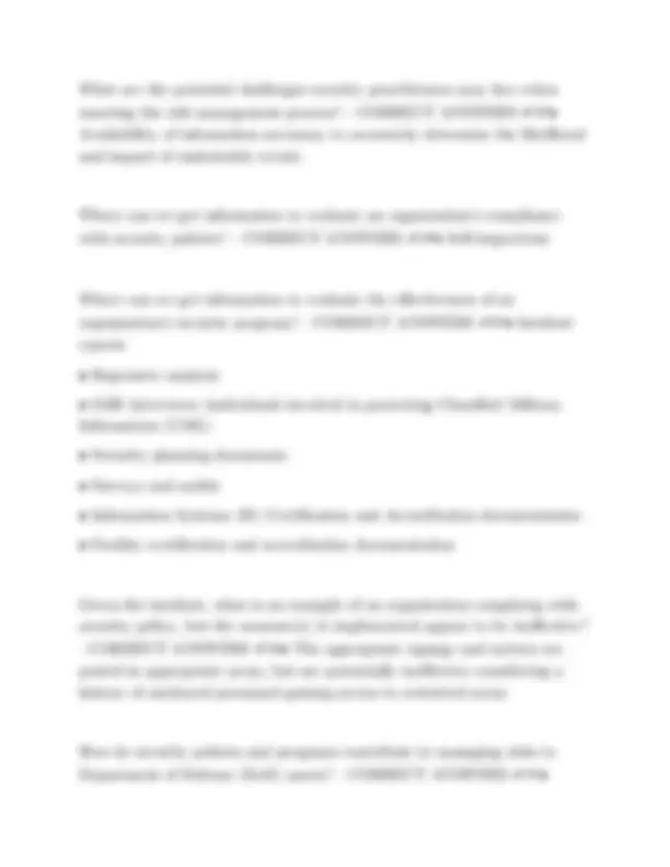 Security Program Integration Professional Certification (SPIPC) questions with answers | Exams ...